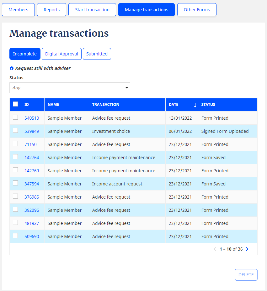 Client authorisation | Adviser Online User Guide | ART